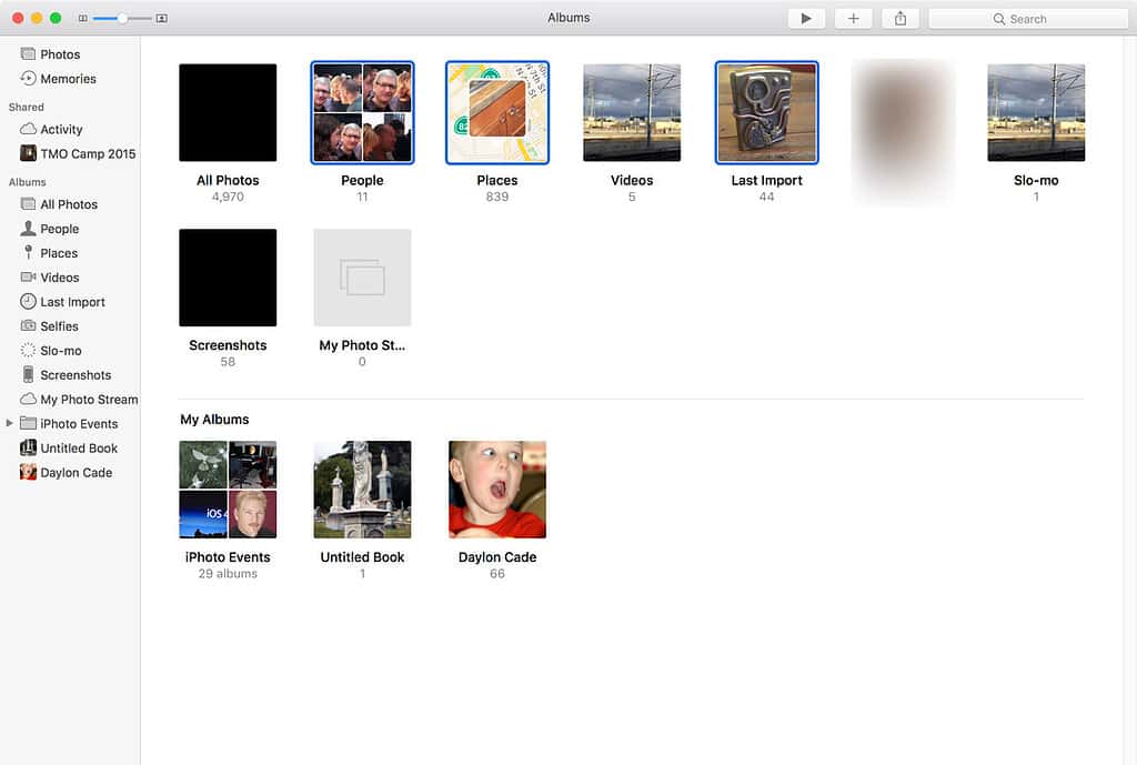 How Do You Export Multiple Albums in macOS Sierra Photos?