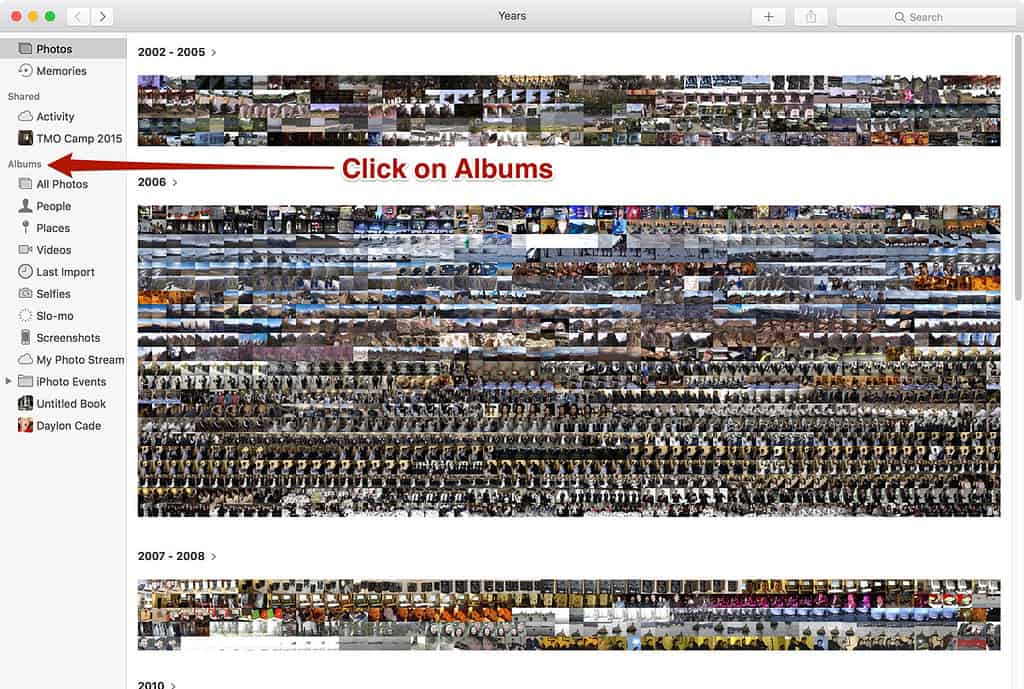 How Do You Export Multiple Albums in macOS Sierra Photos?