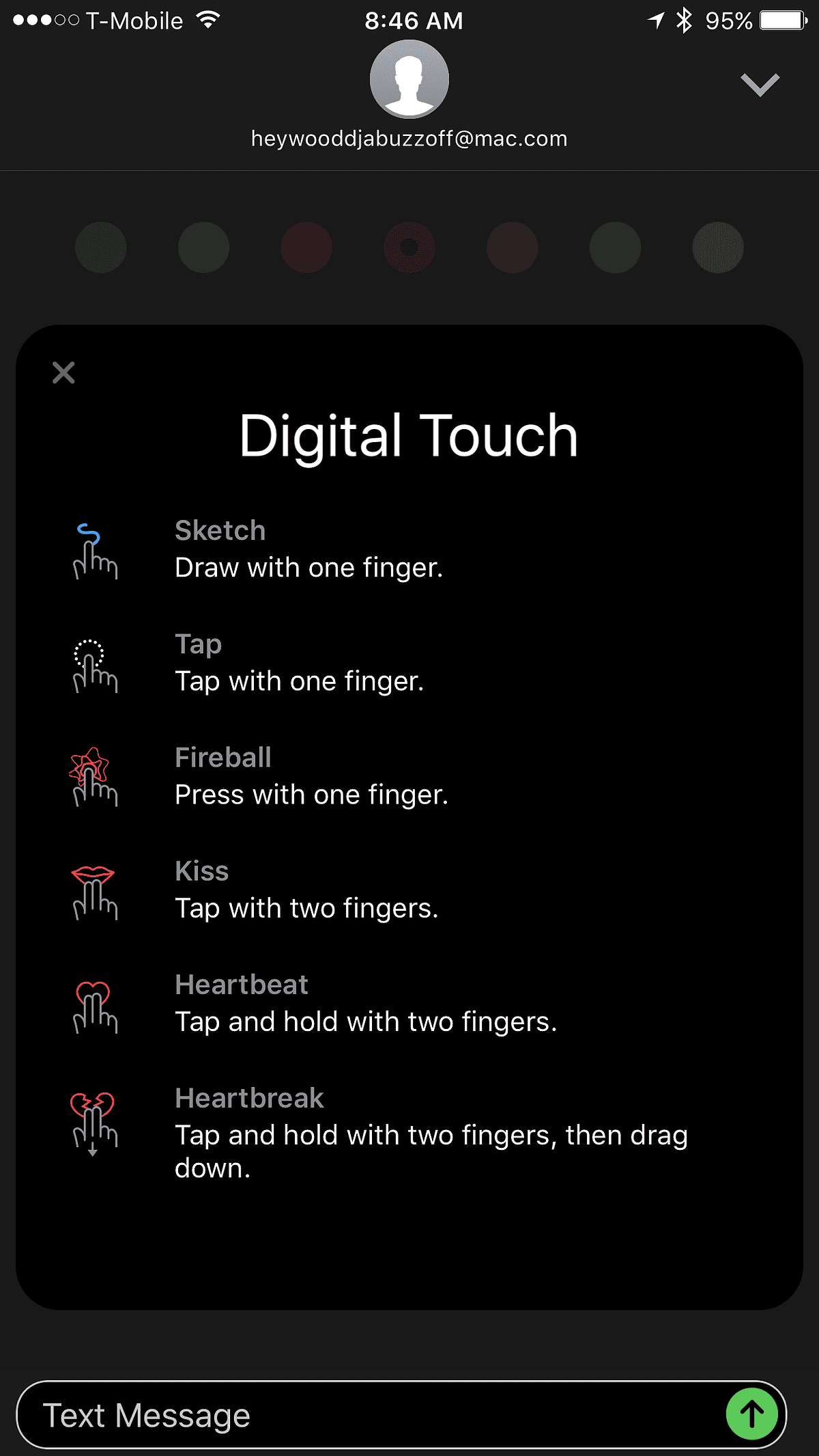 Did You Get the (i)Message? Tapback, Digital Touch, Apps, and More