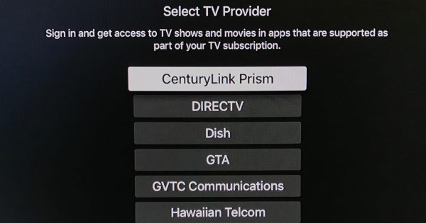 Apple TV Single Sign-on Adds 10 More Service Providers