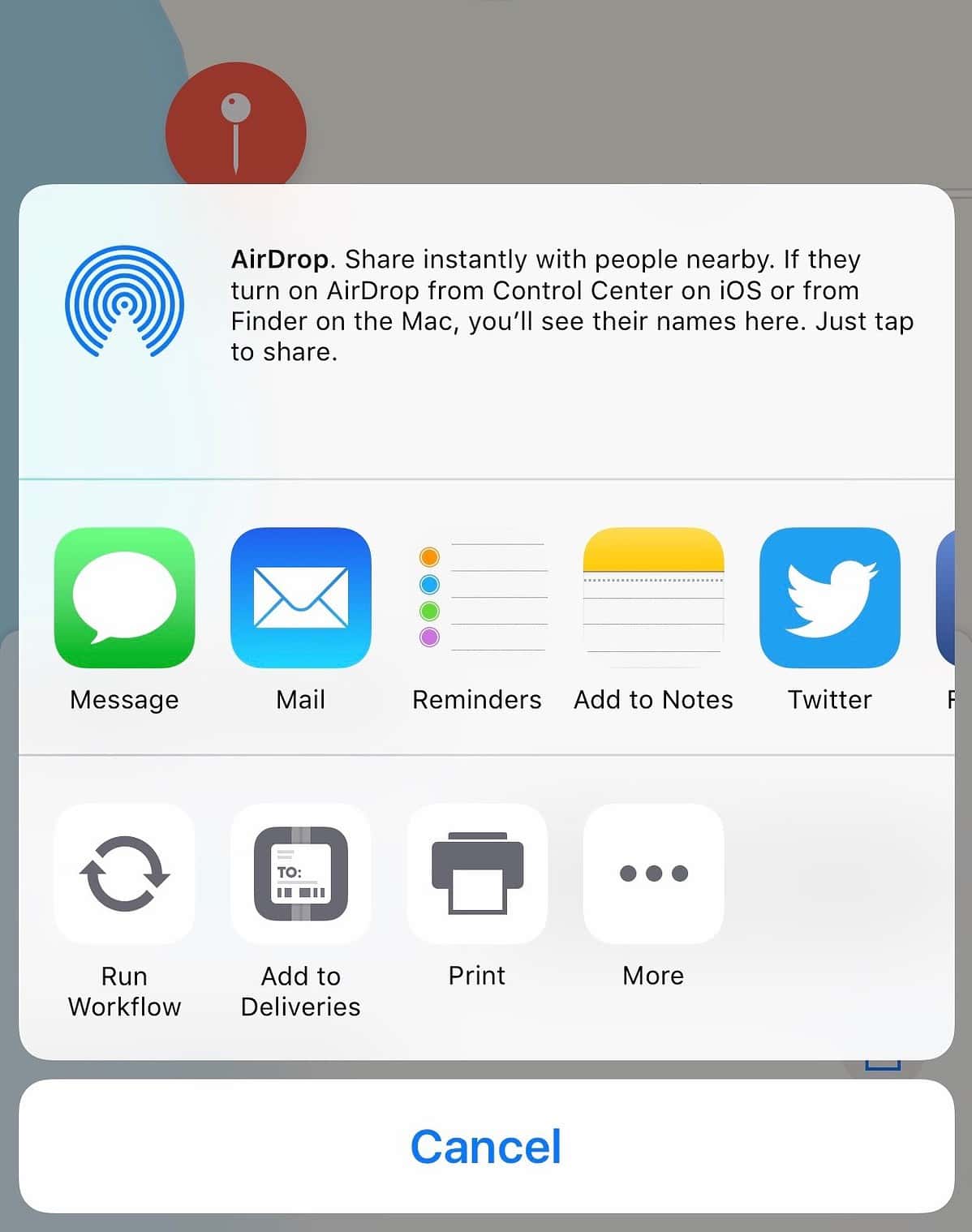 How Can I Share My Location From iOS Maps?