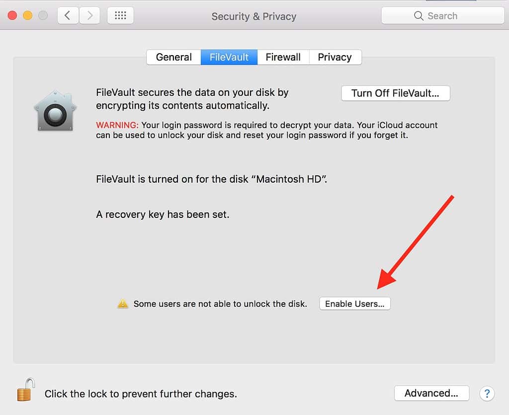 macOS: Revoking FileVault Access for Individual Accounts