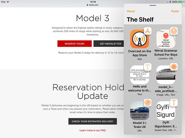 iOS 11 Dreams Can Come True With The Shelf App
