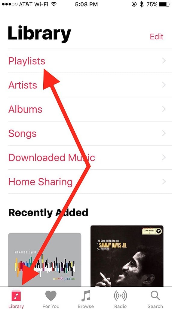 iOS: How to Edit a Playlist's Image