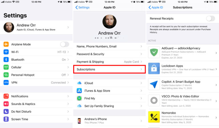 iOS: How to Cancel iPhone App Subscriptions - The Mac Observer