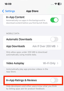 How To Turn off App Review Requests on iPhone