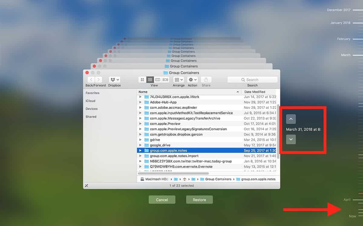 How to Restore Notes from a Time Machine Backup- The Mac Observer