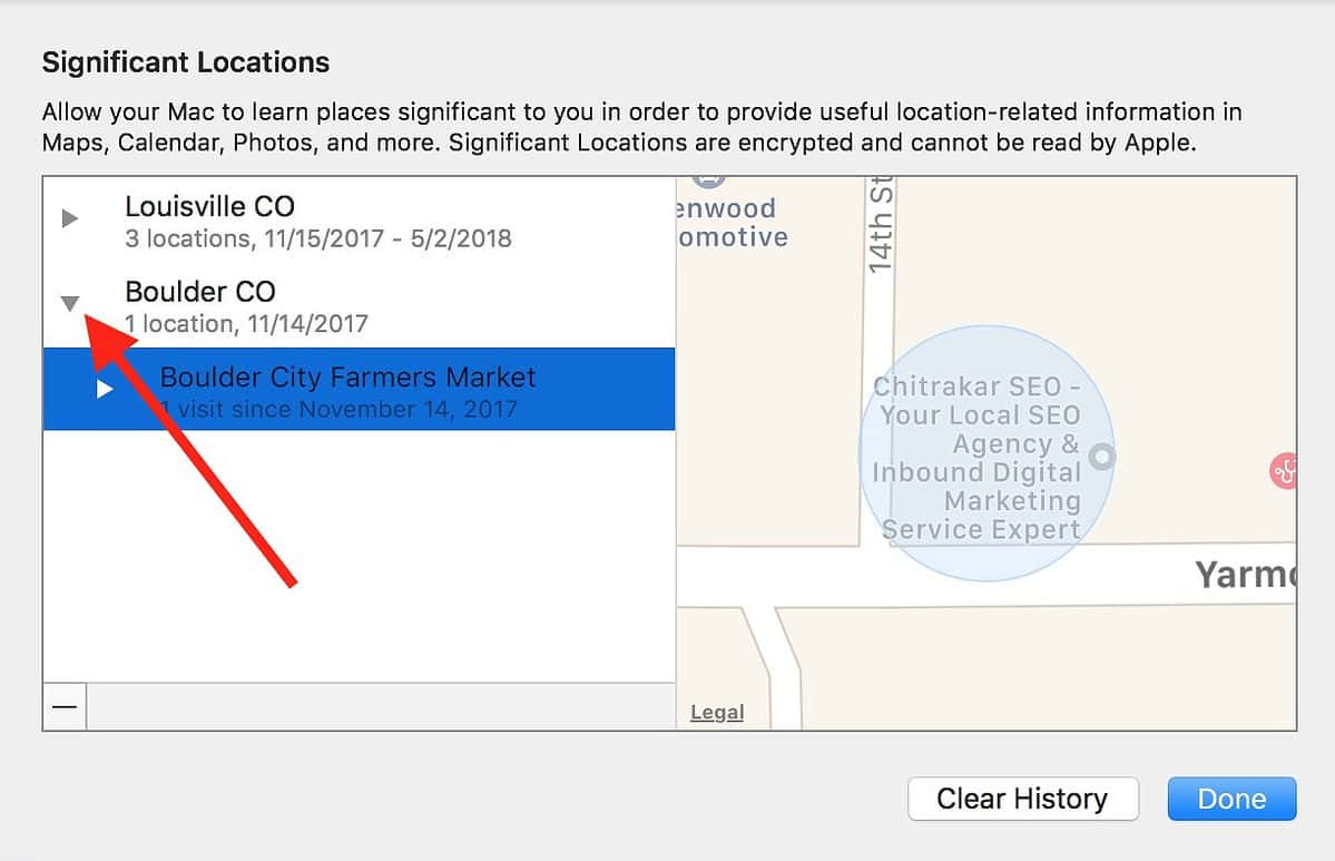 Turning Off Significant Locations on Your Mac