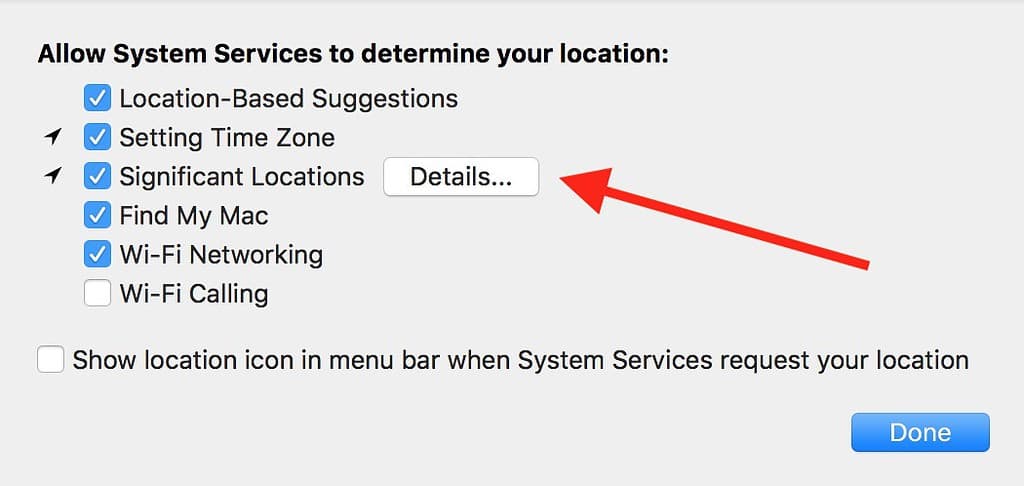 Turning Off Significant Locations on Your Mac