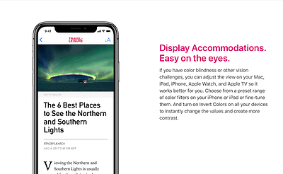 Apple's New Accessibility Website Shows iPhone Features