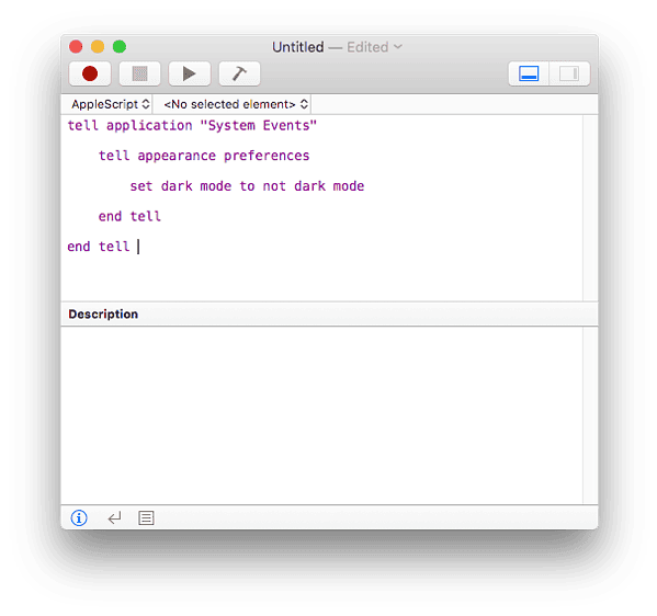 Swap Between Light & Dark Mode in macOS With Custom AppleScript App
