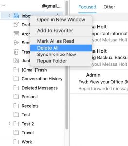 How to Empty the Trash in Outlook for Mac