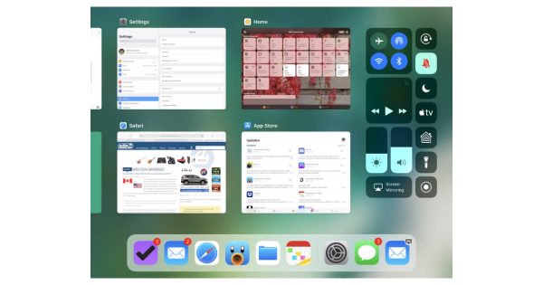 iOS 12: New Control Center Gesture for iPad