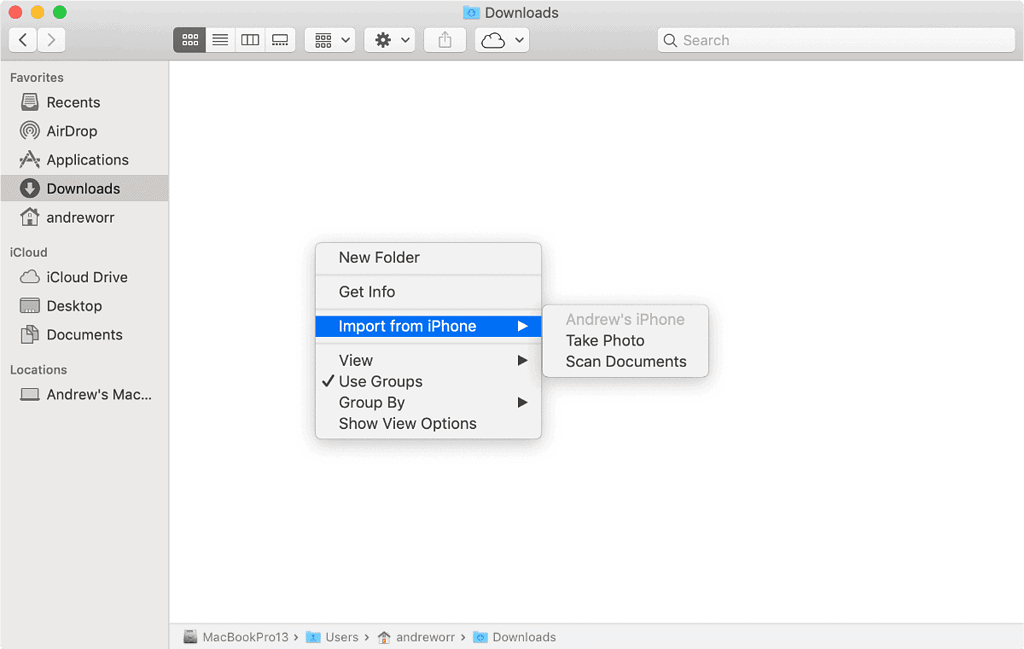 macOS Mojave: How to Use Continuity Camera