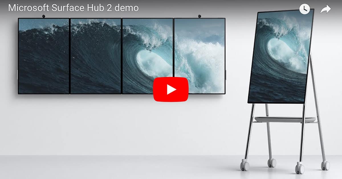 Microsoft Demos Surface Hub 2 [Video] - The Mac Observer