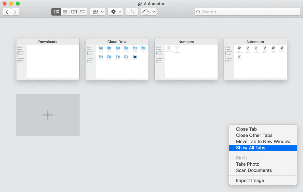 macOS: How to Show All Finder Tabs Like Safari