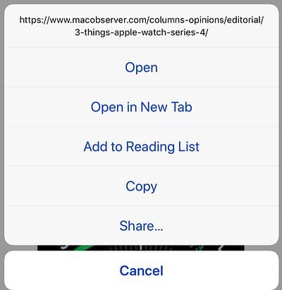 3 Ways To Touch a Link/URL in iOS
