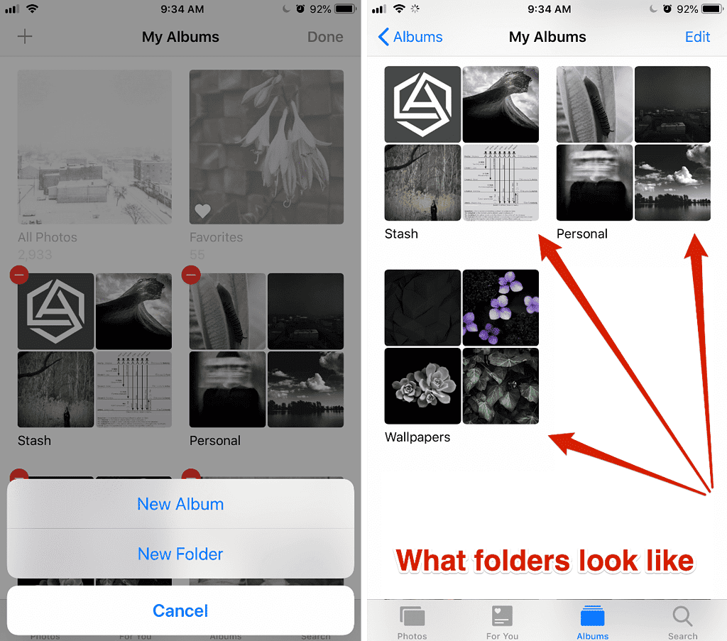 iOS 12: How to Create Album Folders in Photos - The Mac Observer