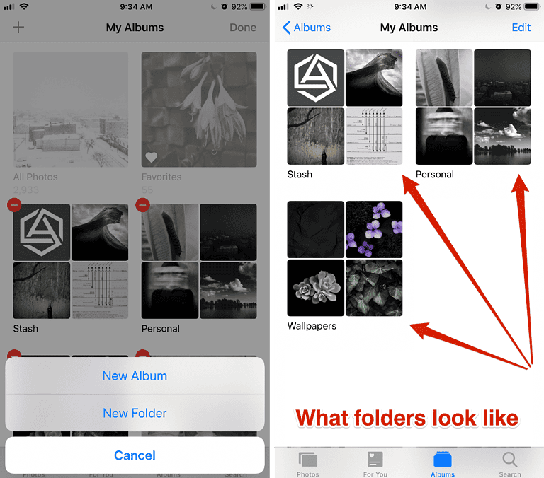 iOS 12: How to Create Album Folders in Photos - The Mac Observer
