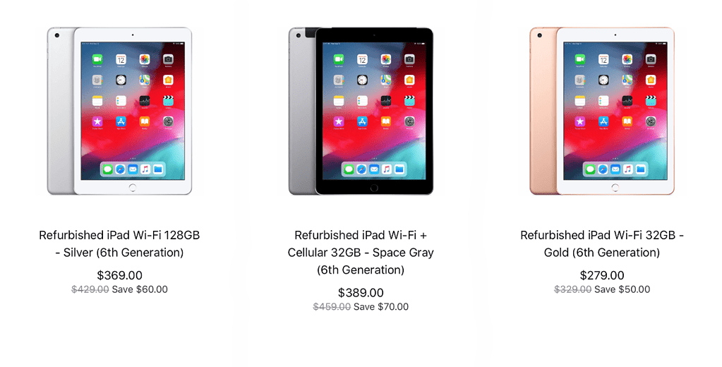 Apple Sells Refurbished iPads With 15% Discount