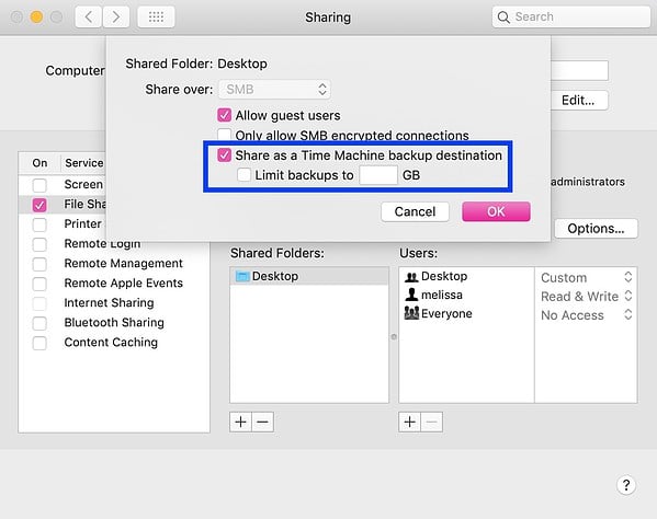 How to Use One Mac as a Time Machine Destination for Another- The Mac ...