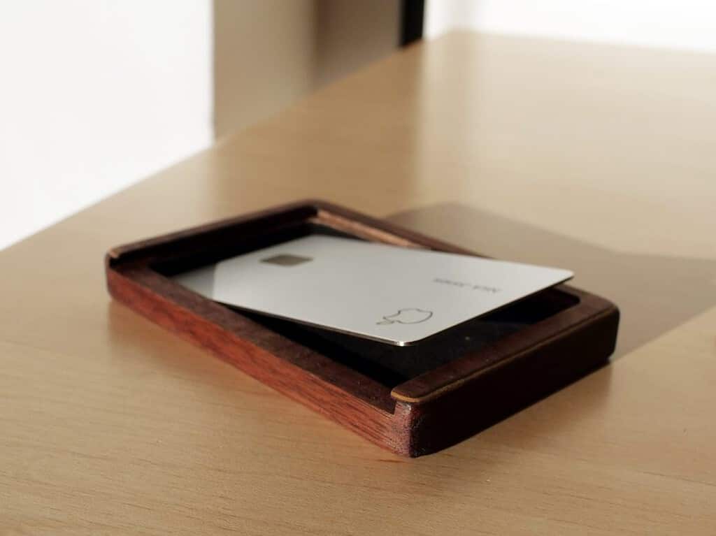 Apple Card's First Accessory: A Wooden Wallet