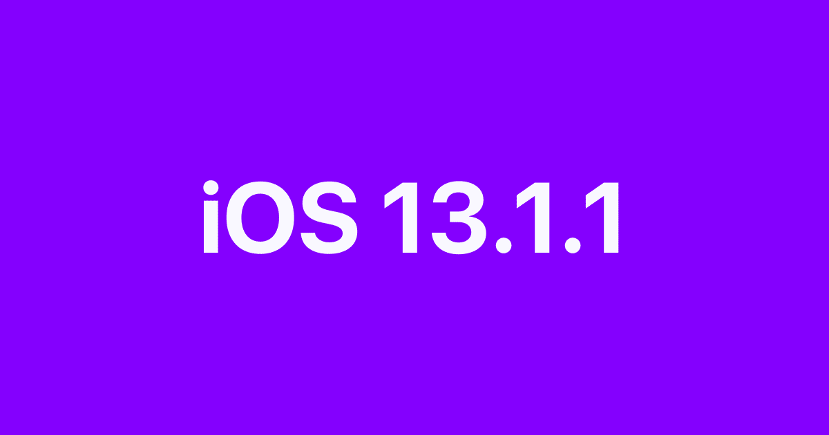 Apple Releases iOS 13.1.1 With Security and Bug Fixes- The Mac Observer Apple Releases iOS 13.1.1 With Security and Bug Fixes- The Mac Observer