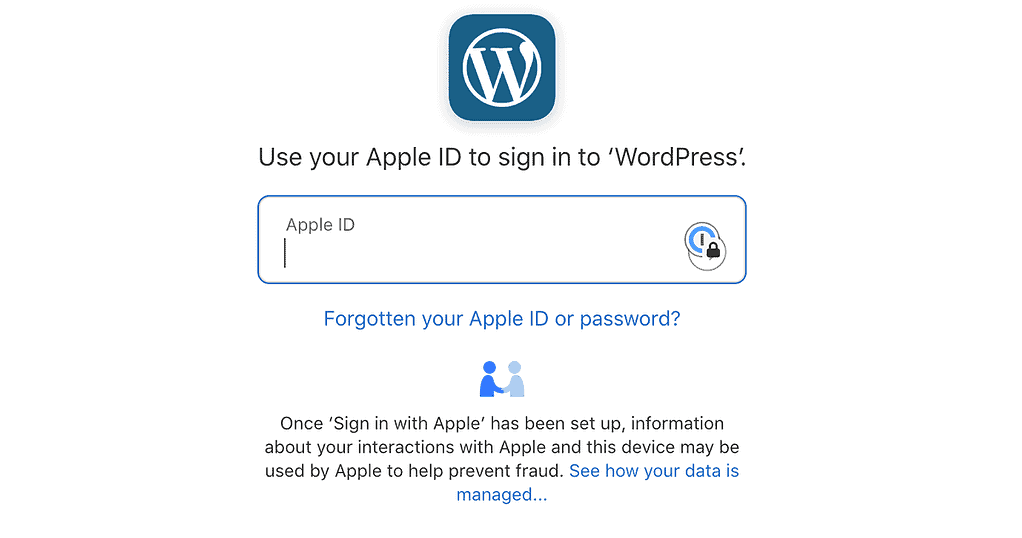 Use Sign in With Apple to Access Your WordPress.com Account