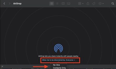 How To Turn On / Off and Use Airdrop on Your Mac