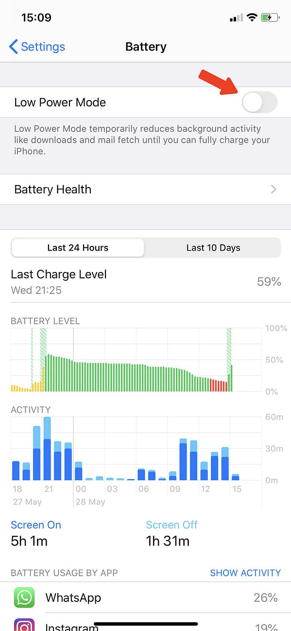 iPhone Low Power Mode - What Does it Do and How Do You Turn it on ...