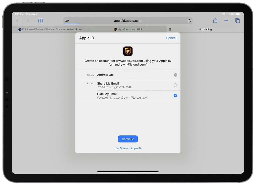 UPS Adds Sign In with Apple Login Functionality. Here’s How to Use It