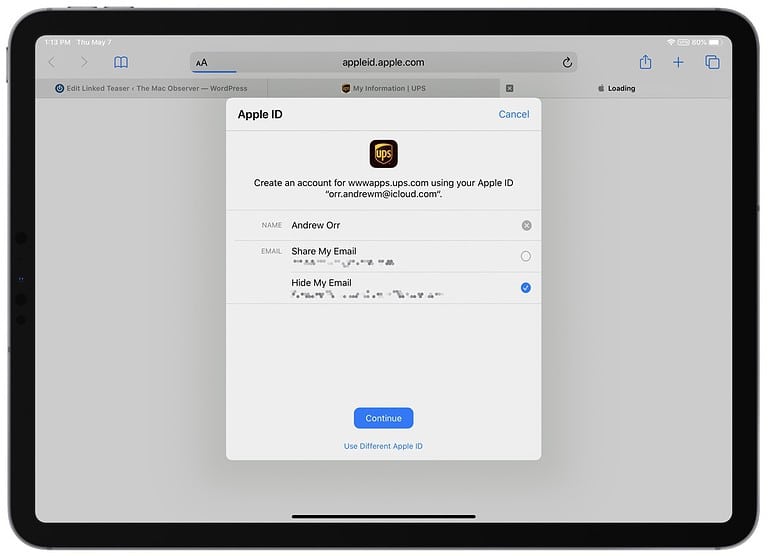 UPS Adds Sign In with Apple Login Functionality. Here’s How to Use It