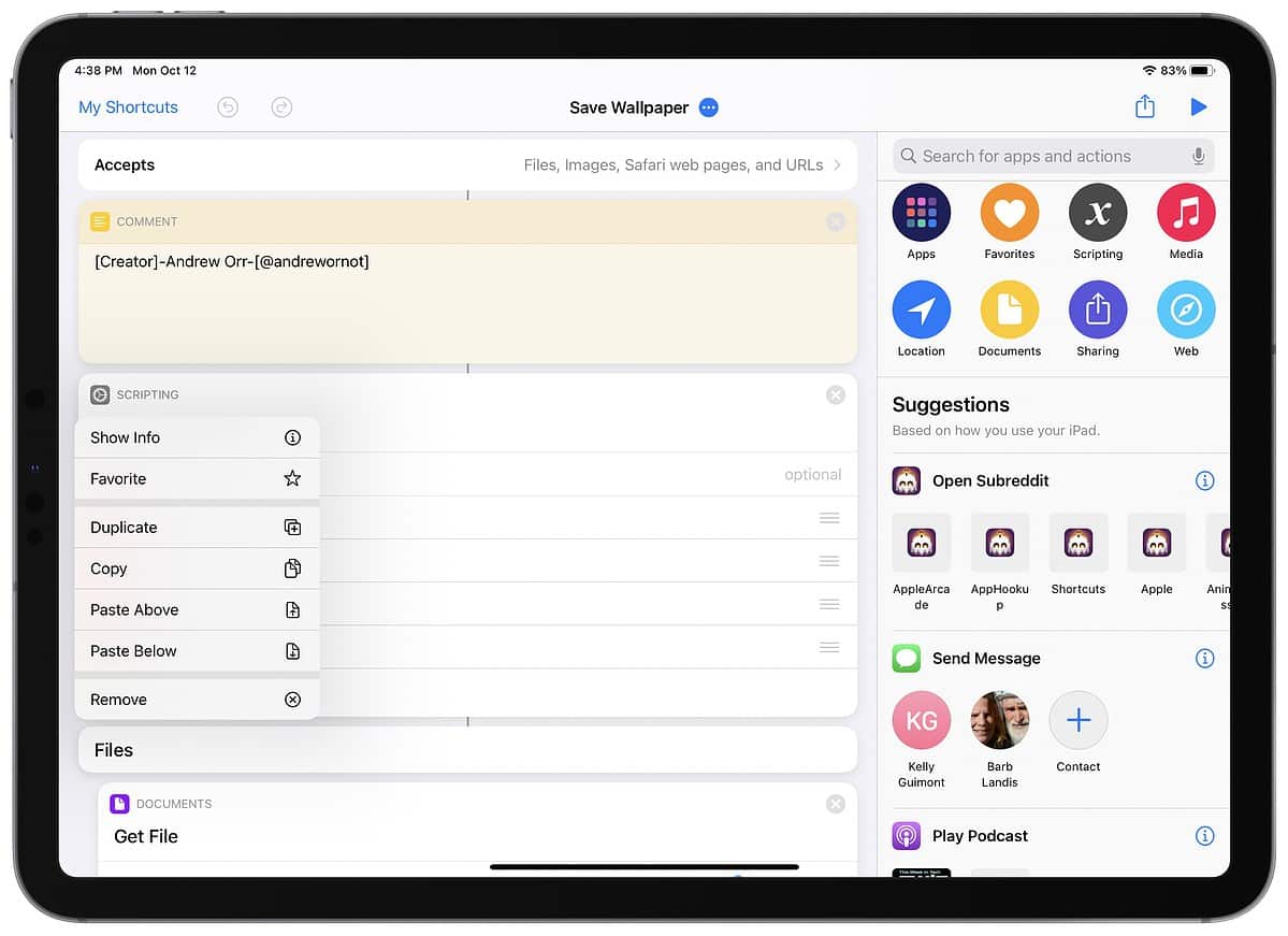 iOS 14: How to Copy and Paste Actions in Shortcuts