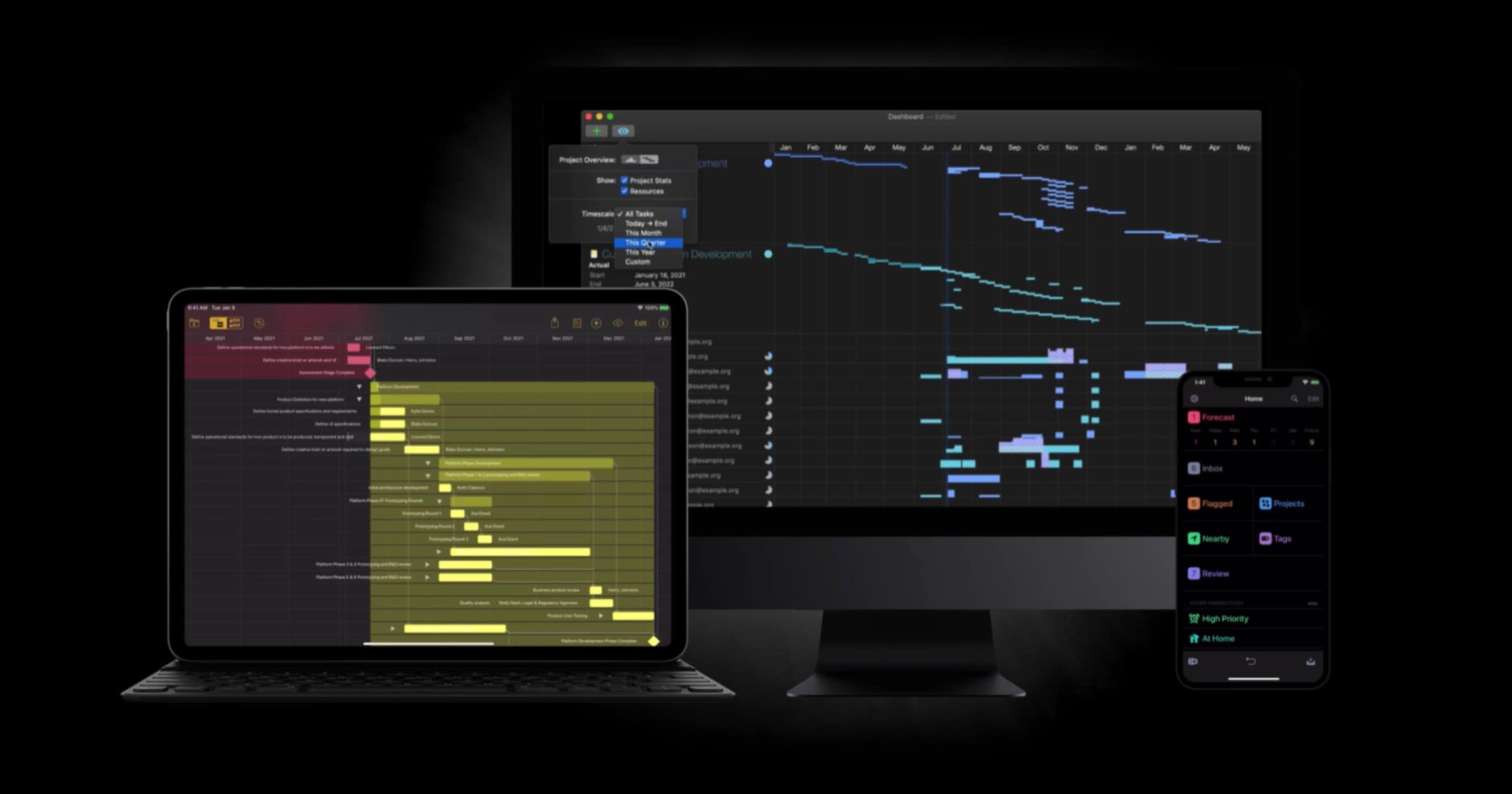 Using omniplan and omnifocus - mserlcasting