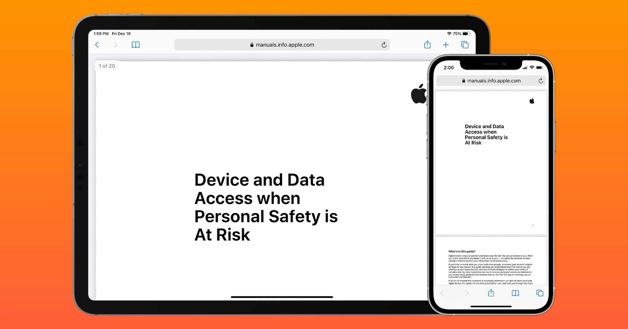 Use This Guide to Manage Your Apple Device and Data Access