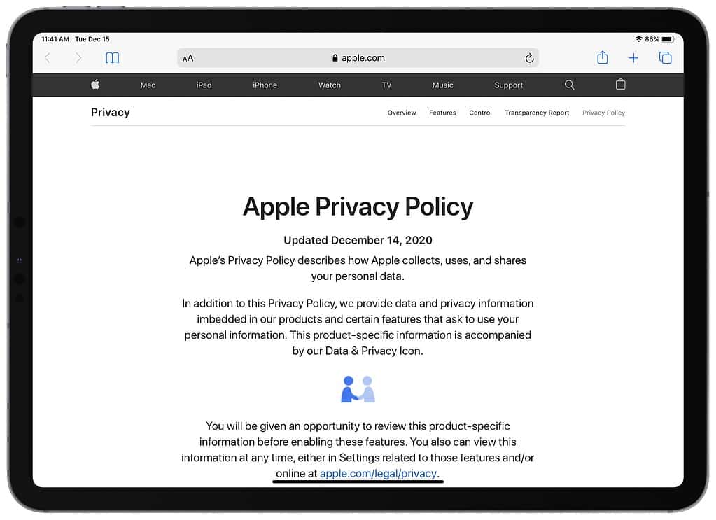 Apple Overhauls Privacy Policy, Makes it Easier to Read