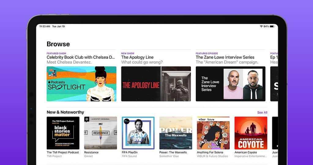 New Apple Podcasts Spotlight Feature Highlights Creators