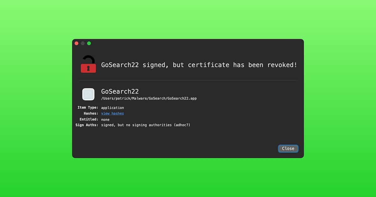 Safari Adware ‘GoSearch22’ Targets M1 Macs