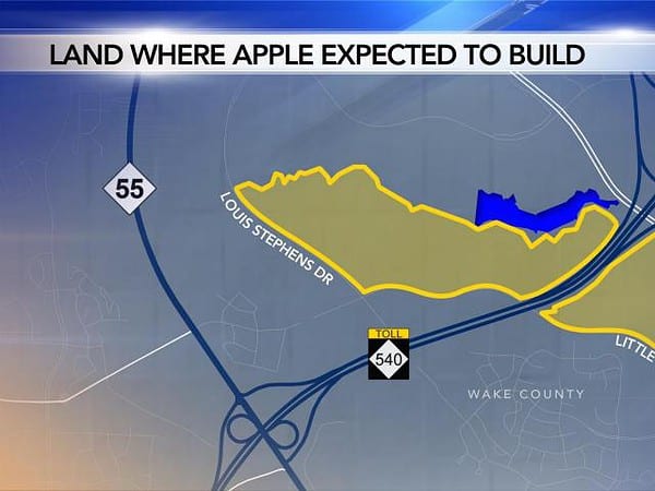 Apple NC Campus Means $1 Billion for the State