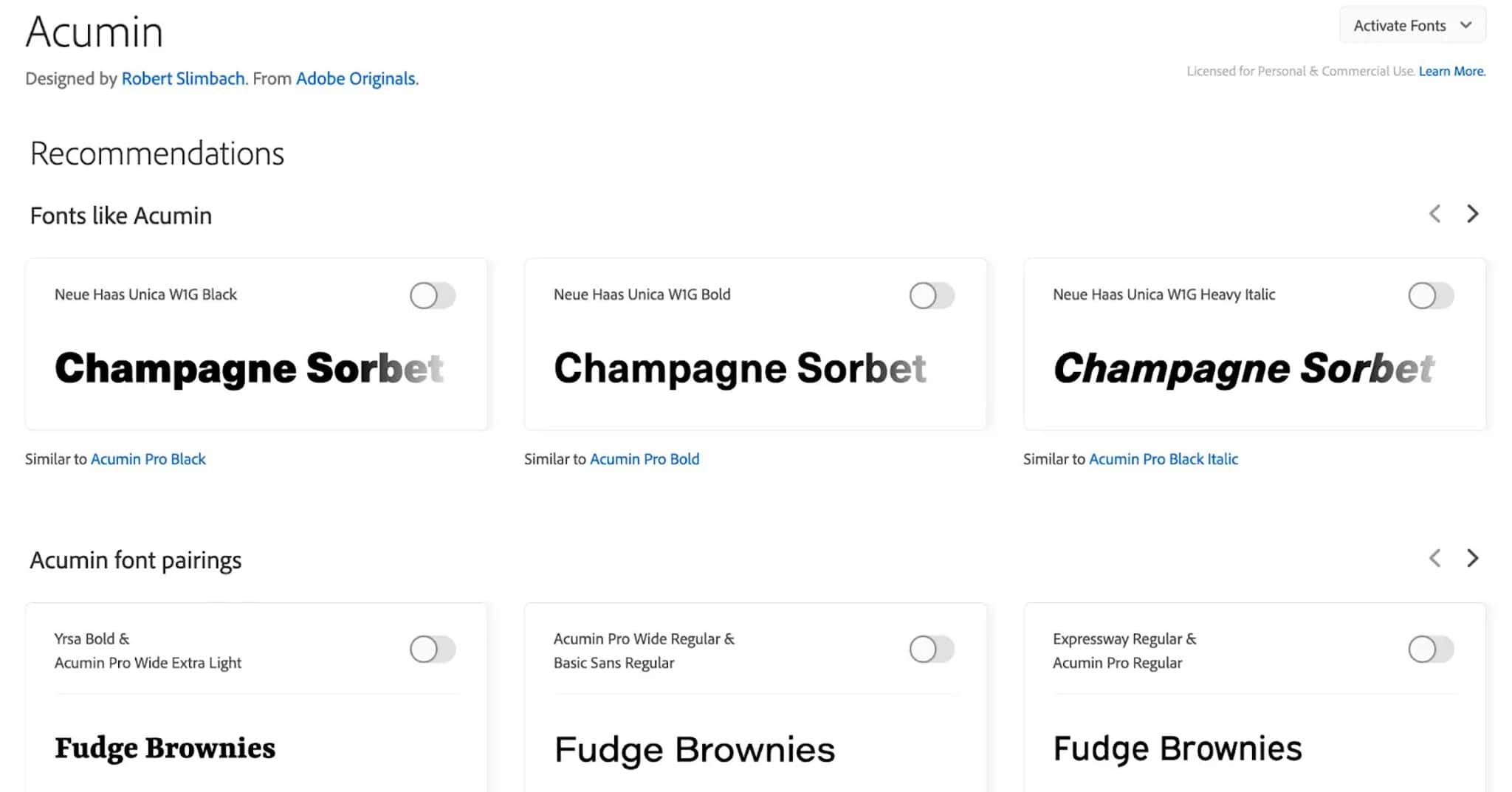 Adobe Launches New Fonts Recommendations Feature
