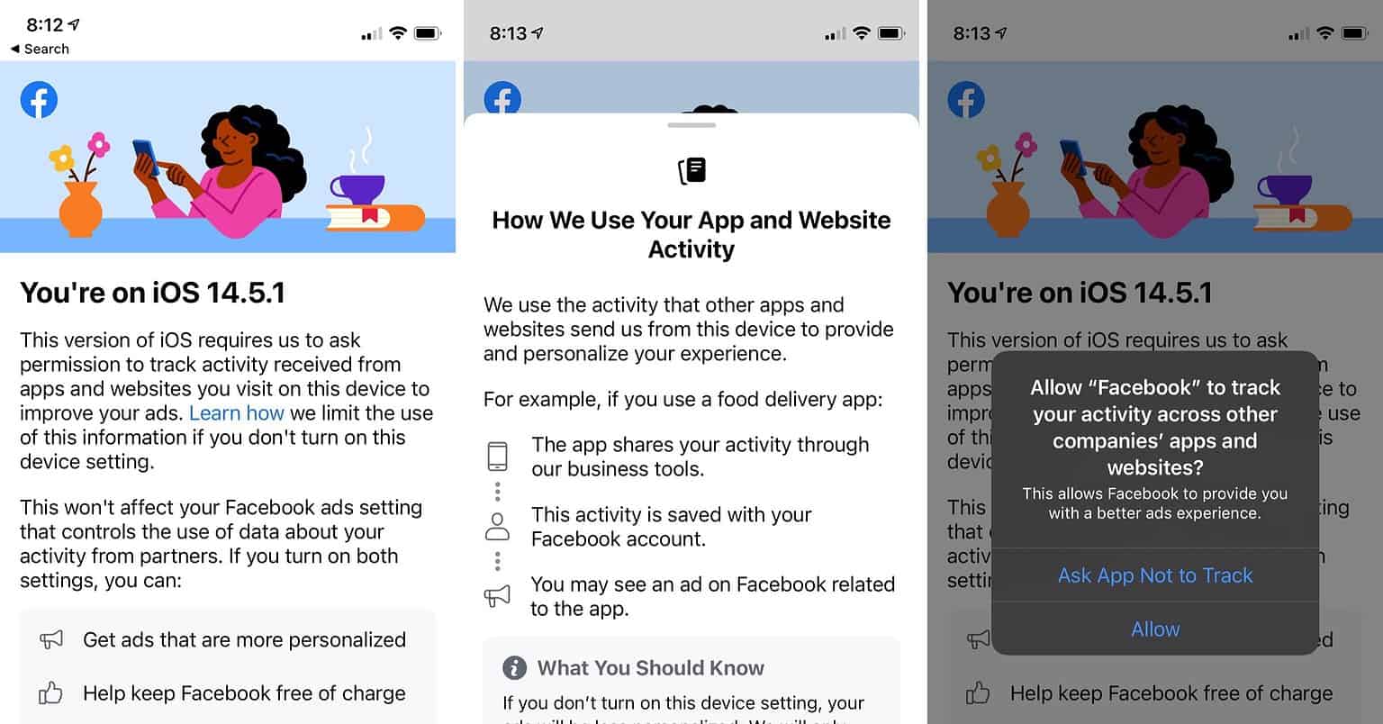Facebook Implies That its App Tracking Keeps its Products Free