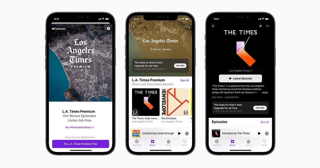 Apple Podcasts Subscriptions and Channels Now Available