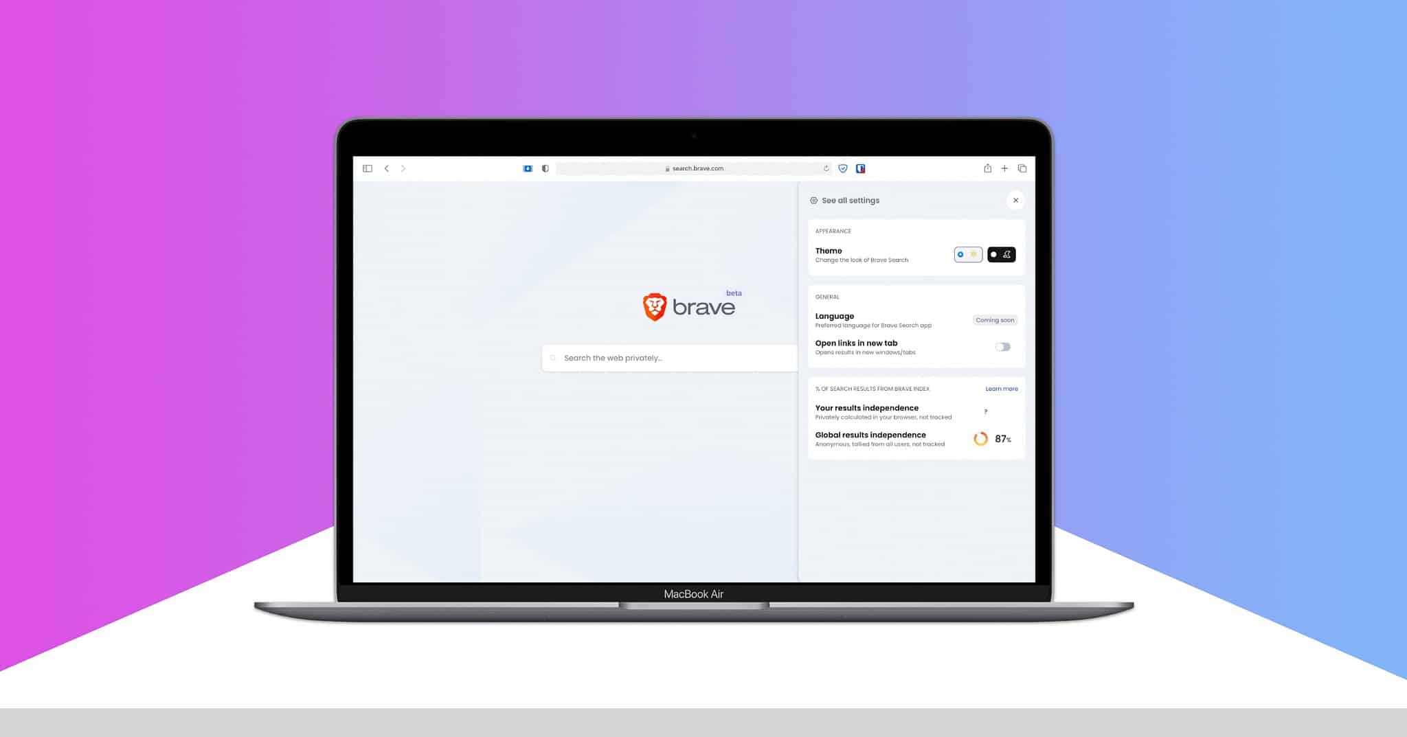 Brave's Privacy Search Engine Launches in Beta Today