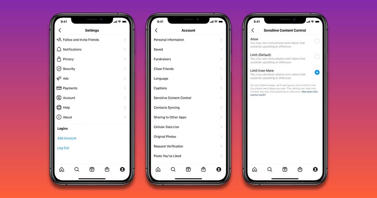 Instagram Launches Control for Viewing Sensitive Content - The Mac Observer