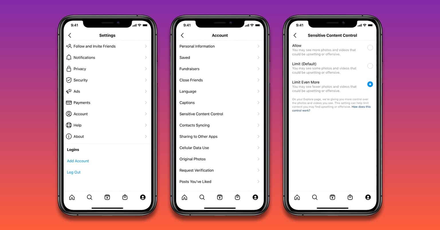 Instagram Launches Control for Viewing Sensitive Content - The Mac Observer