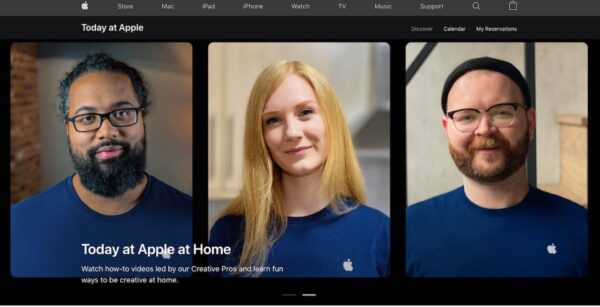 How to Sign Up for Today at Apple Sessions