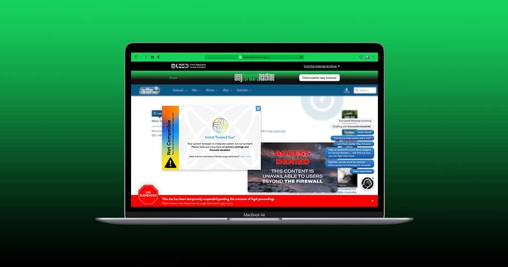 The 'Wayforward Machine' Raises Awareness by Simulating Internet ...