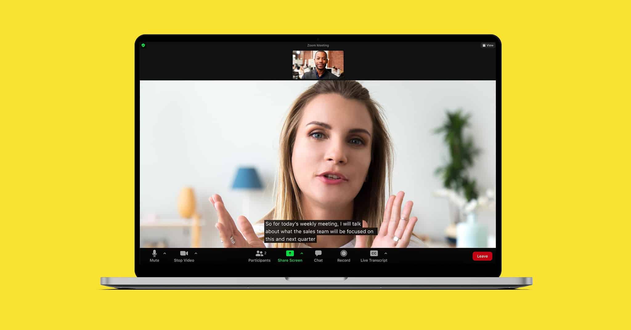 Zoom Updates for M1 MacBook Pro With Auto-Generated Captions