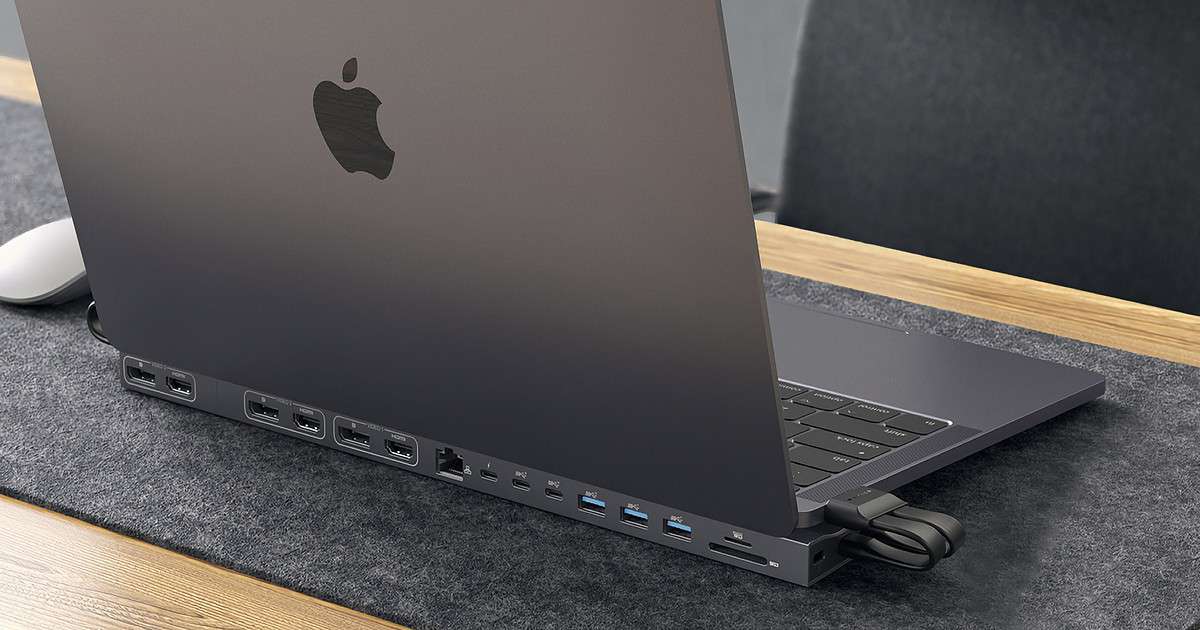 HYPER Launches Triple 4K Display Dock for MacBook With 15 Ports