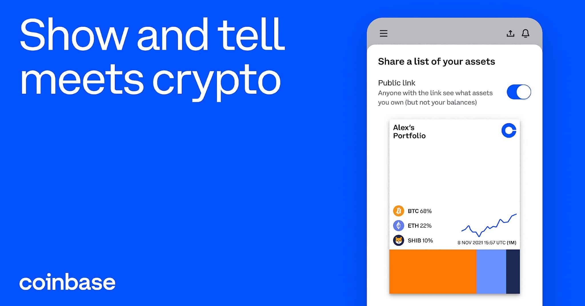 Coinbase Users Can Now Publicly Share Their Portfolio With New Update